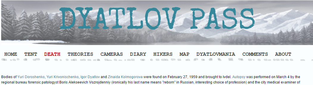 Dyatlov Pass Incident Autopsy - Ermak Travel Guide